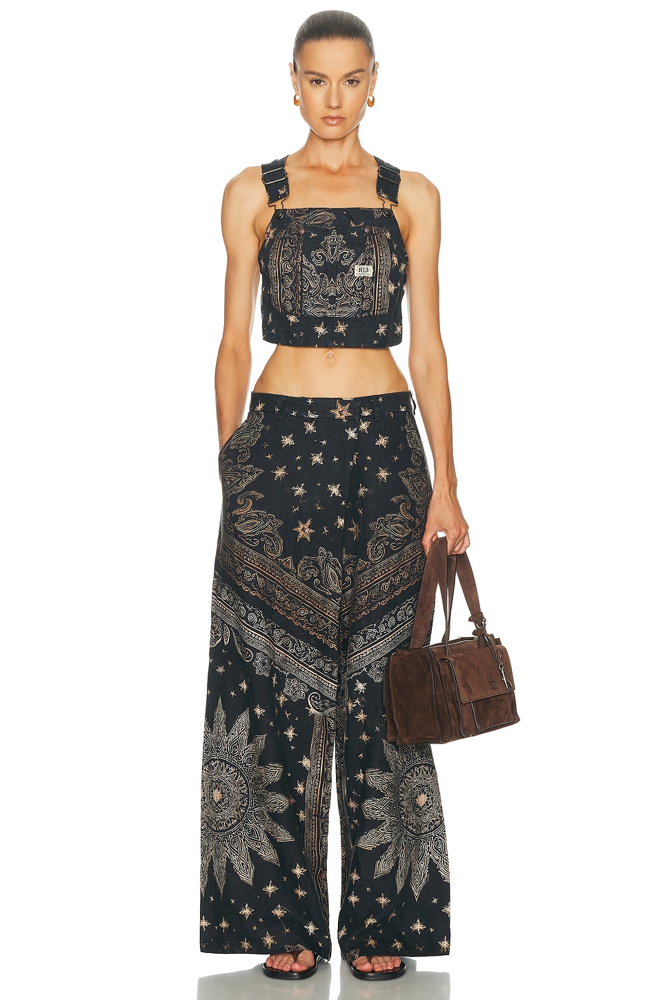 R13 R13 Bustier Top with Adjustable Straps